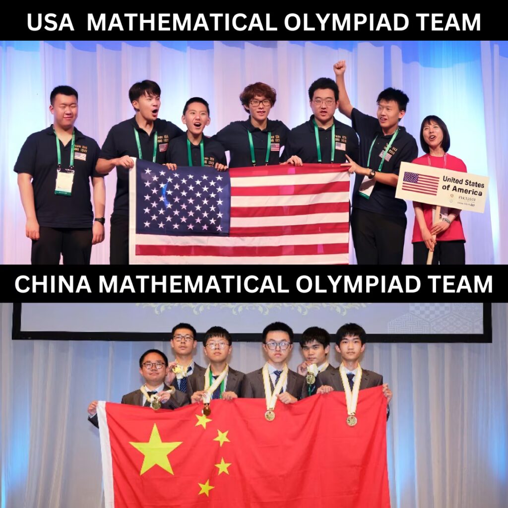 USA and China International Mathematical Olympiad Meme